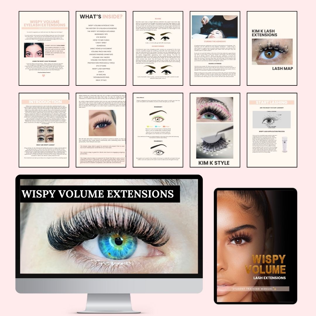 Wispy Volume Lash Extension Manual – Beauty Comes True Academy